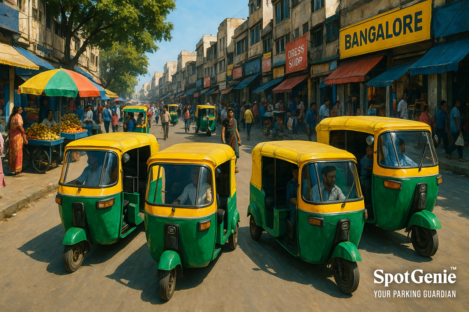 Why Are Bangalore’s Auto Rickshaws Green and Yellow?